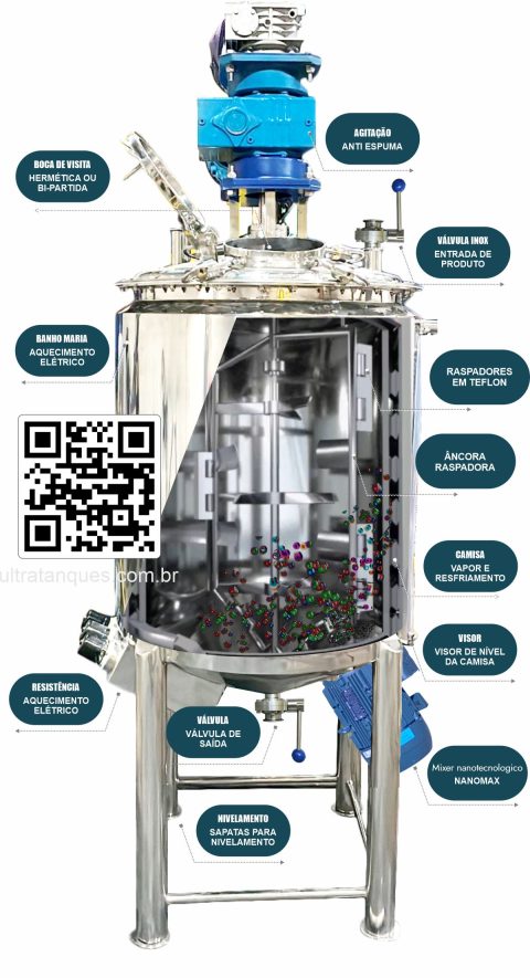 Reator Encamisado | Ultra Tanques Brasil